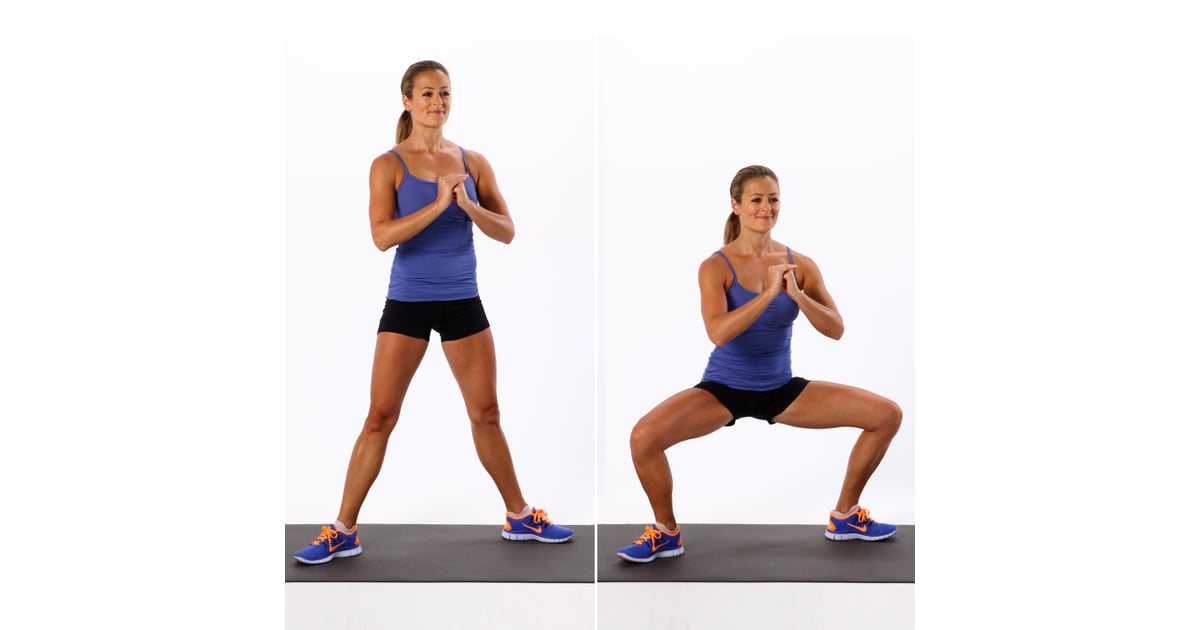 Sumo Squat | Total-Body Fitness Challenge | POPSUGAR Fitness Photo 2