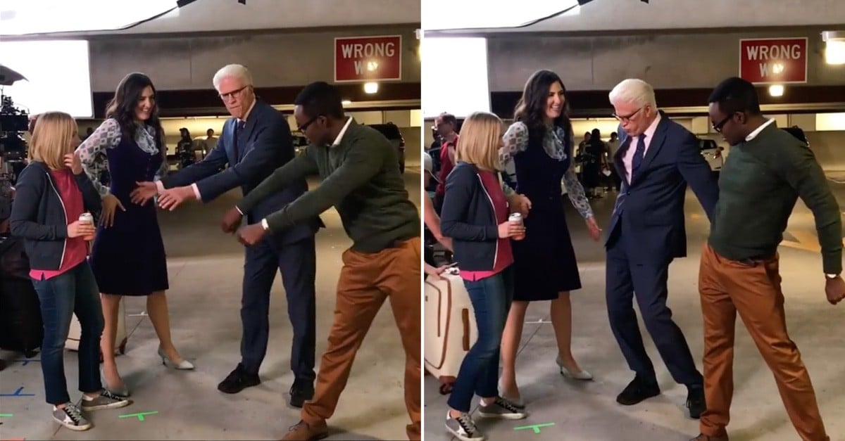 Ted Danson Learning How to Floss Dance | PS Celebrity