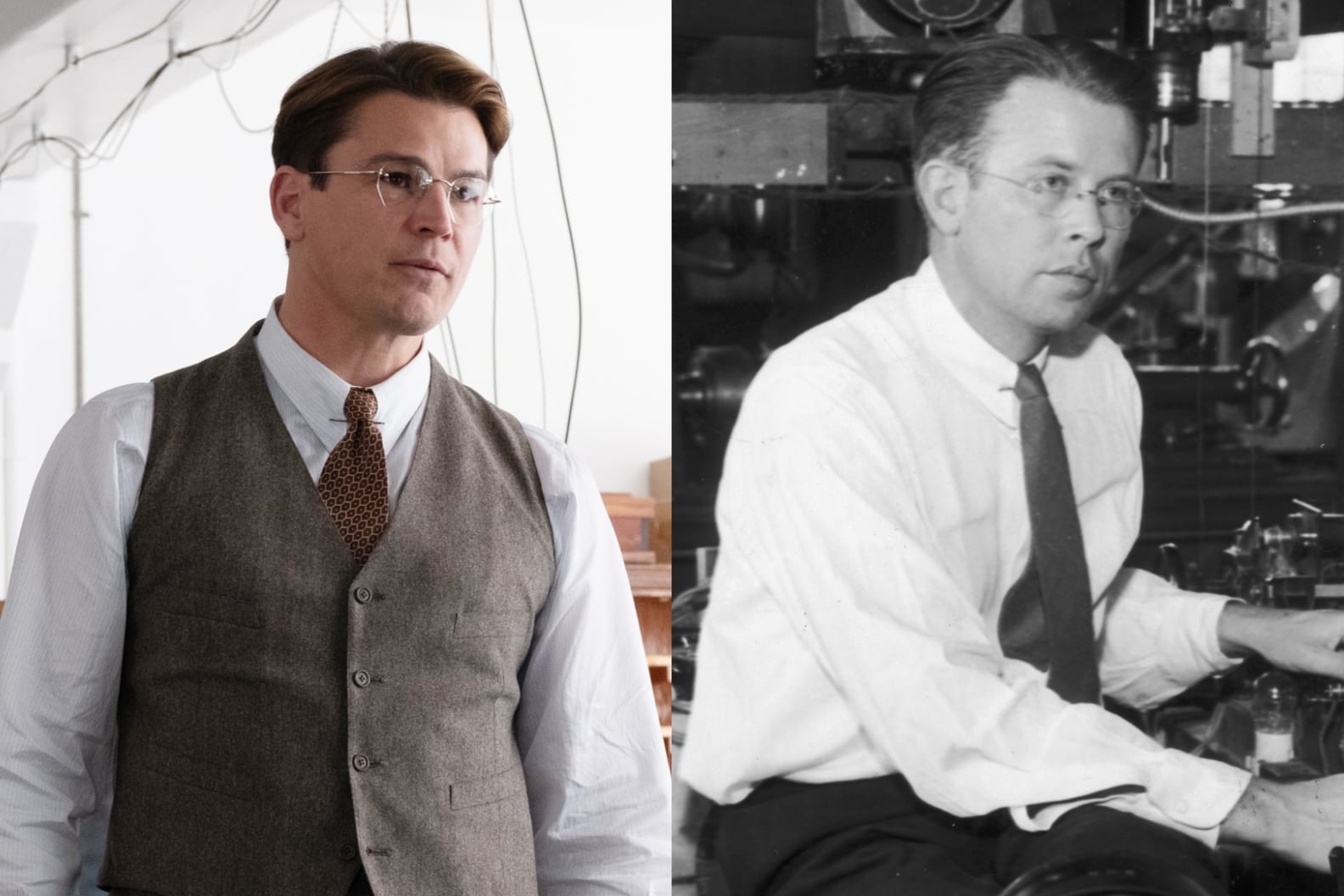 Oppenheimer Cast Next to Real-Life Counterparts | POPSUGAR Entertainment