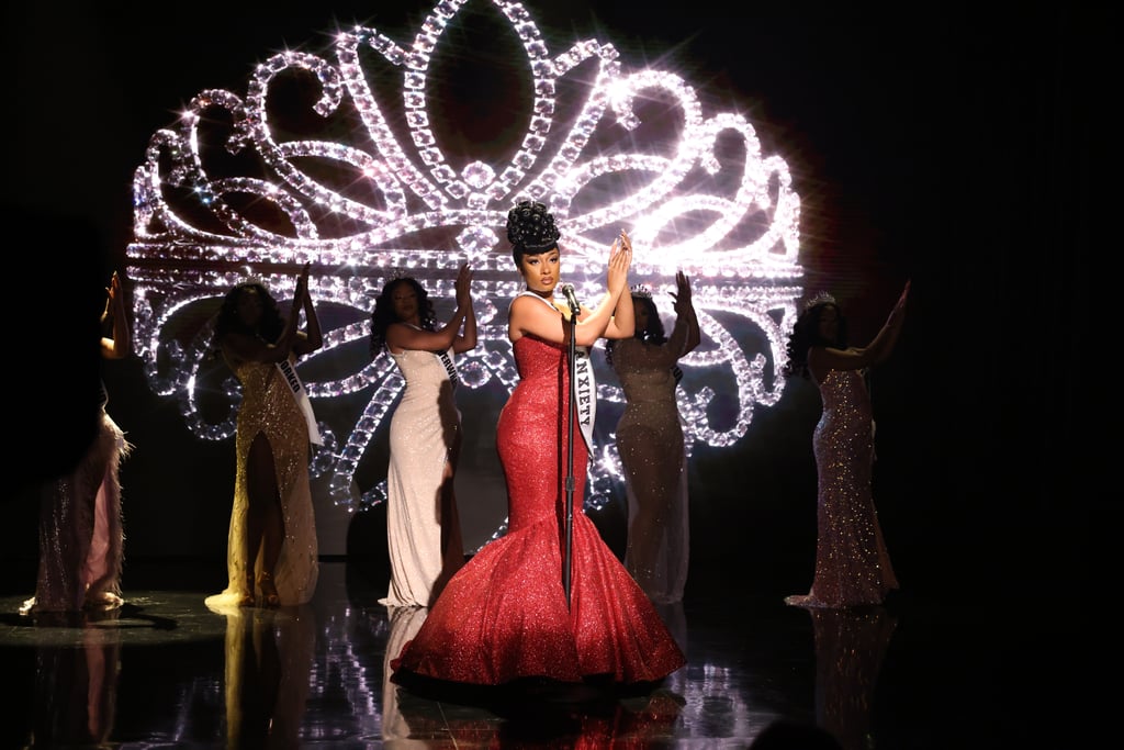 Megan Thee Stallion Wears a Red Dress and Black Denim on SNL | POPSUGAR ...