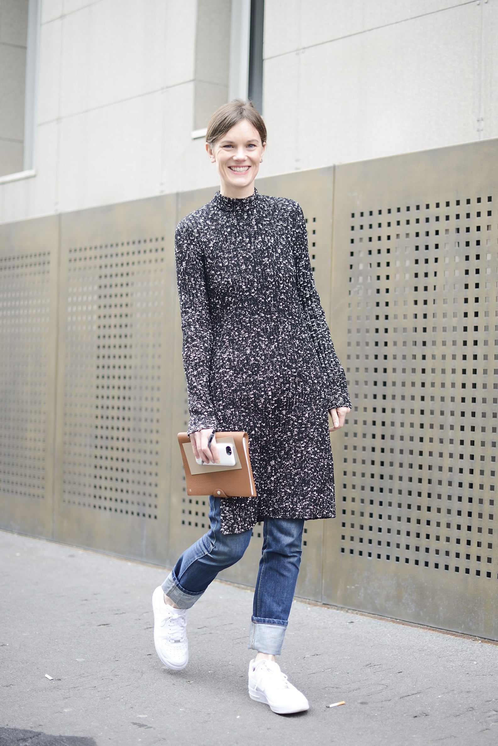 How to Wear a Dress Over Jeans | PS Fashion