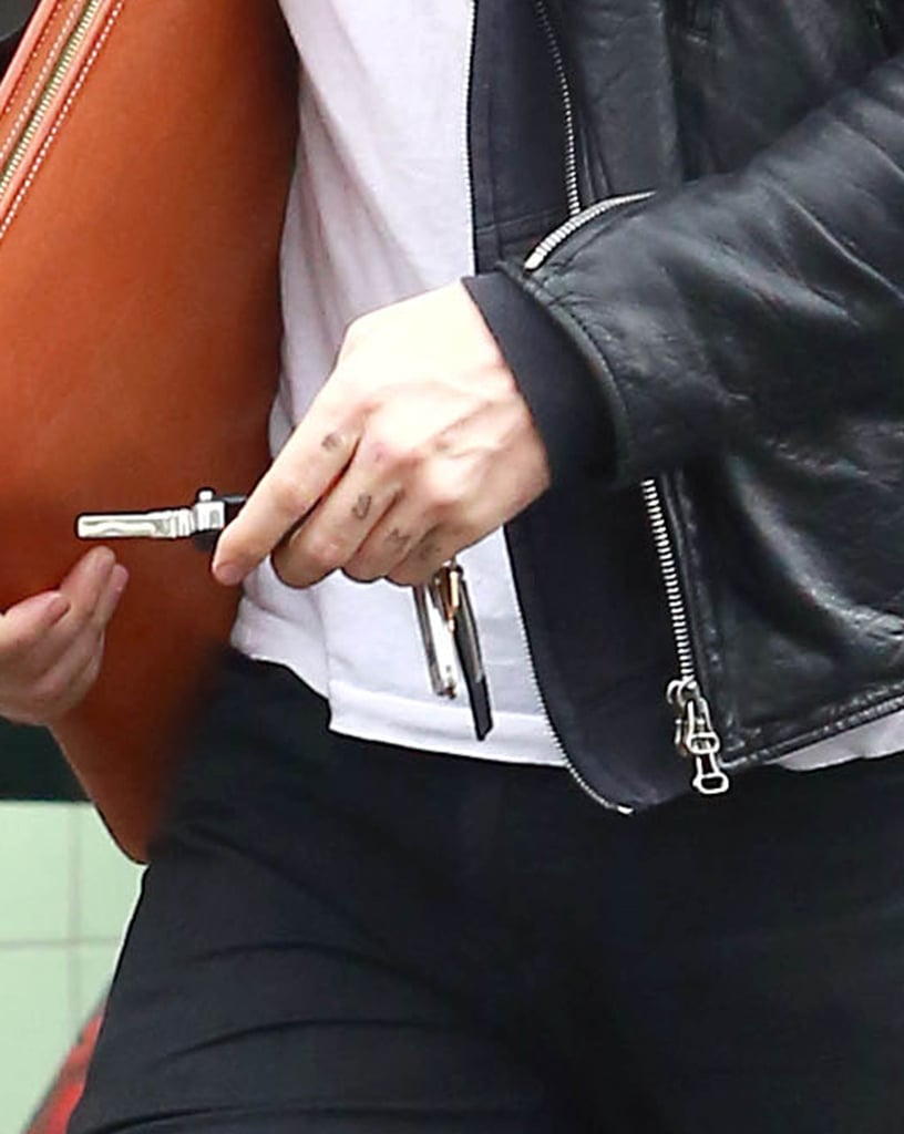 Ryan Gosling With Daughter's Name on His Hand | Pictures | POPSUGAR ...
