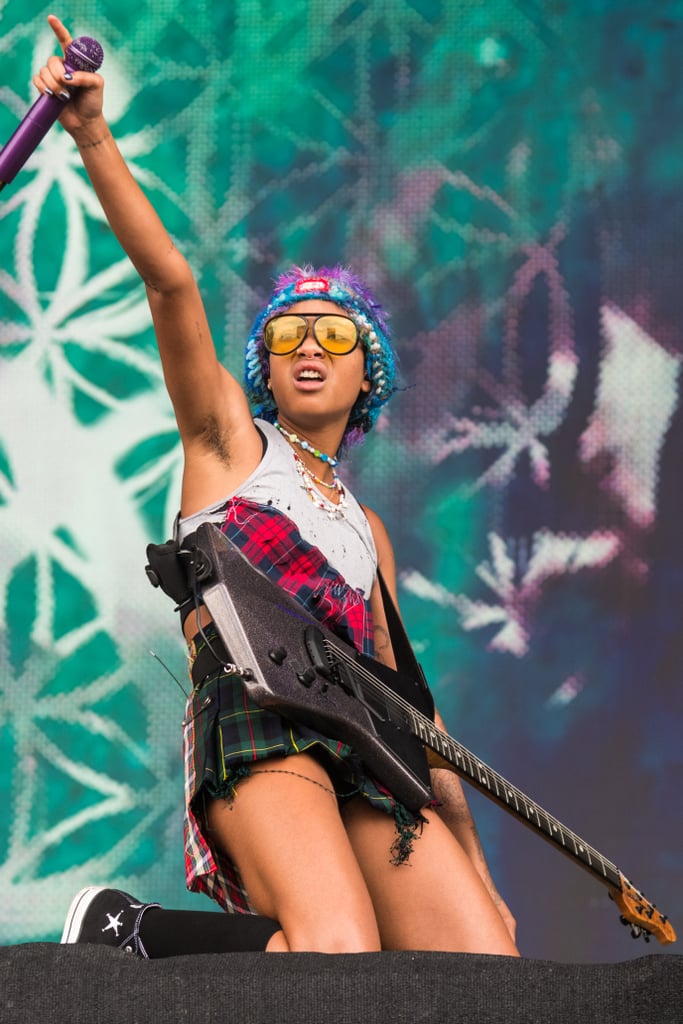 Willow Smith Shows Off Armpit Hair at Reading Festival | POPSUGAR Beauty
