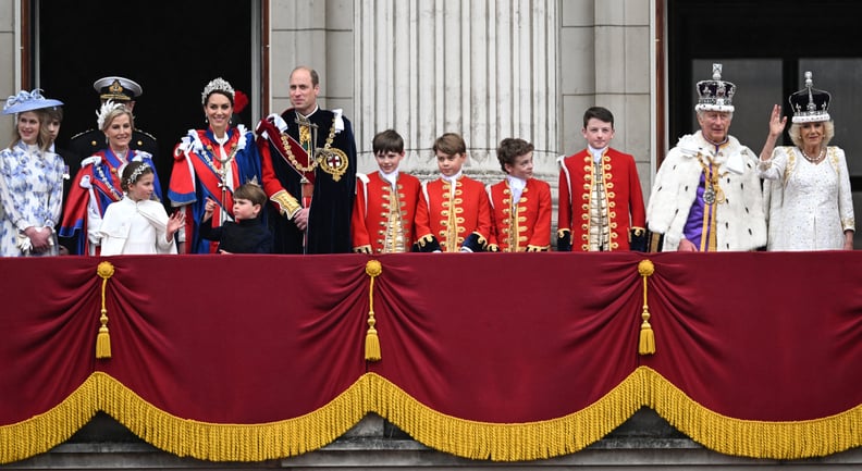 The Royal Family on the Balcony at the King's Coronation | POPSUGAR ...