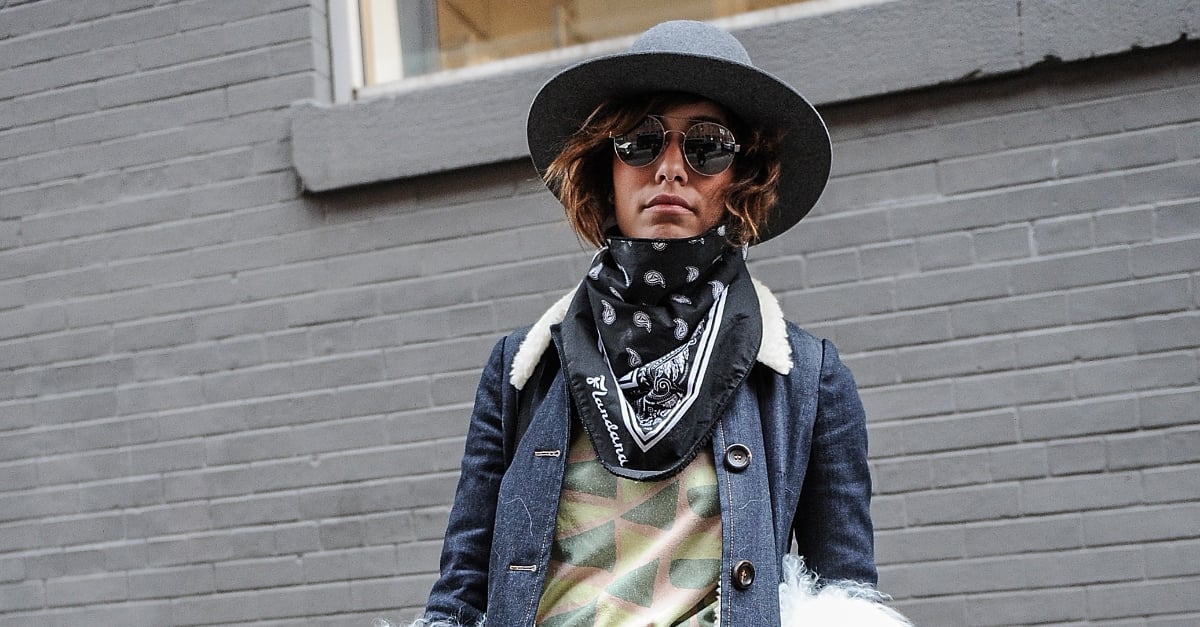 Bandanna Neck Scarf Trend | POPSUGAR Fashion