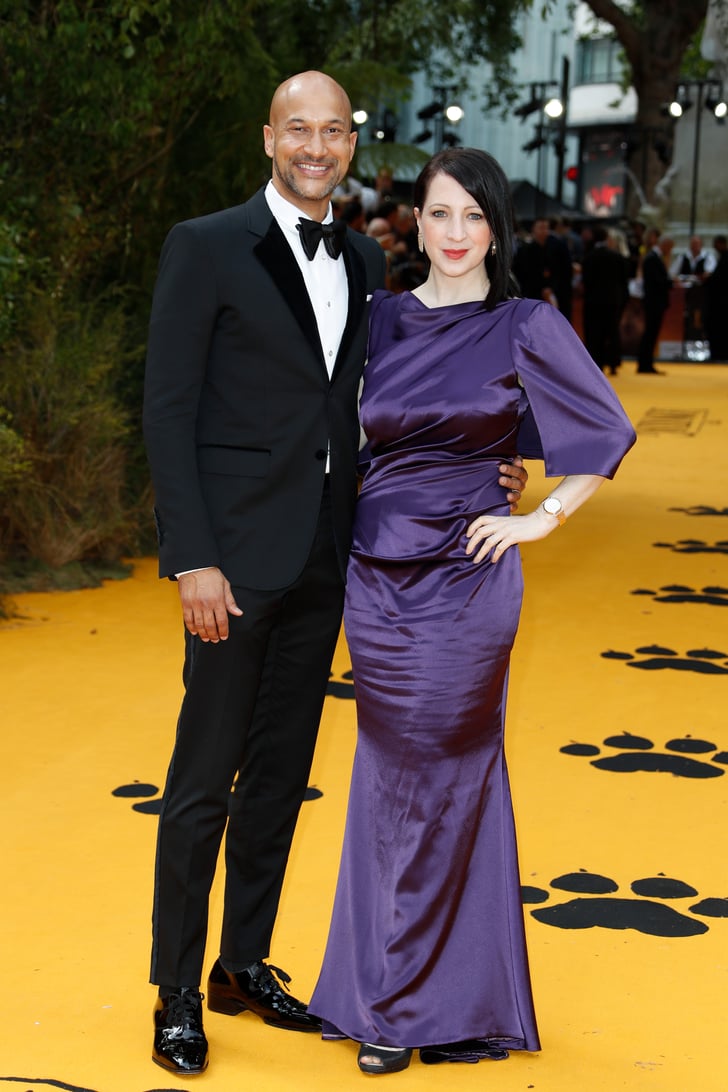 Pictured: Keegan Michael-Key and Elisa Key at The Lion King premiere ...