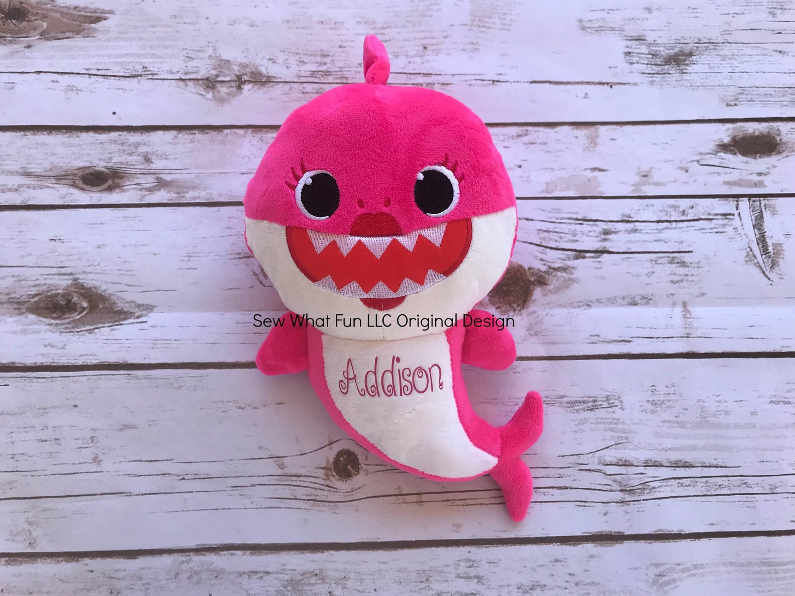 Personalized Baby Shark Plush Dolls From Etsy | PS Family