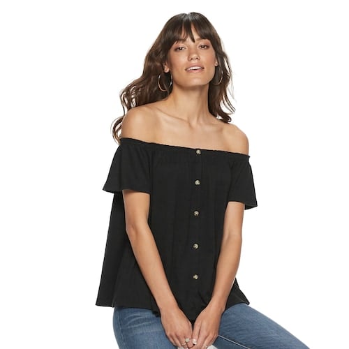Cheap Off the Shoulder Top Popsugar at Kohls 2019 | POPSUGAR Fashion