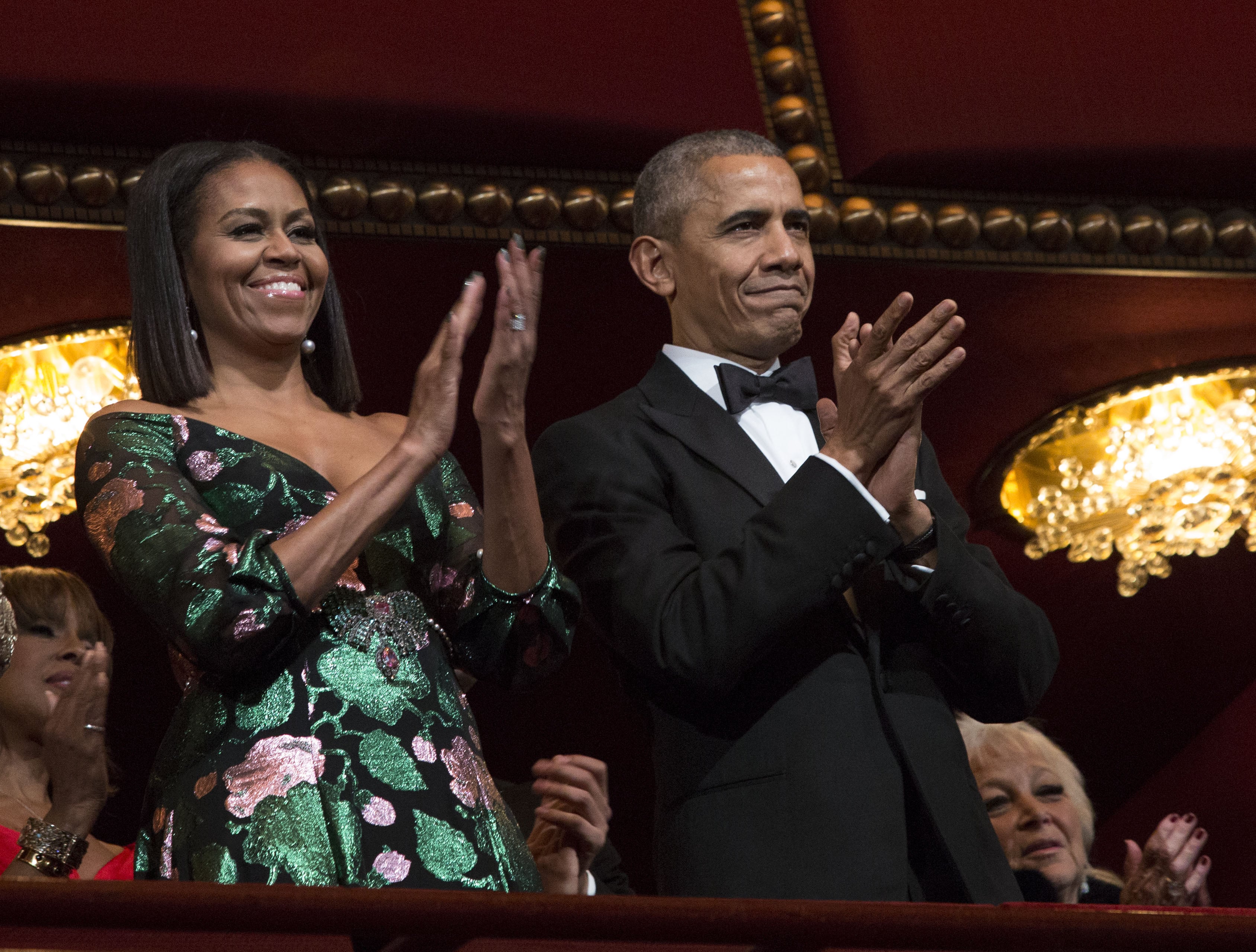 Barack and Michelle Obama at Kennedy Center Honors Dec. 2016 | PS Celebrity