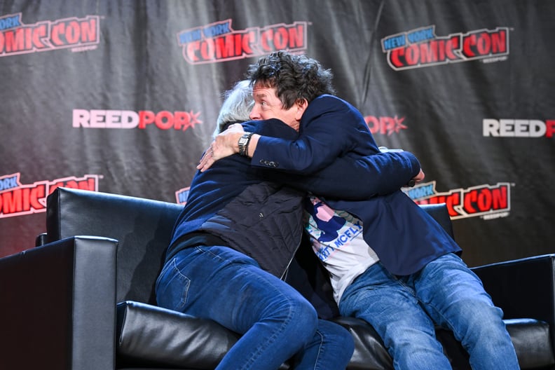 Christopher Lloyd and Michael J. Fox Reunite at Comic Con | POPSUGAR ...