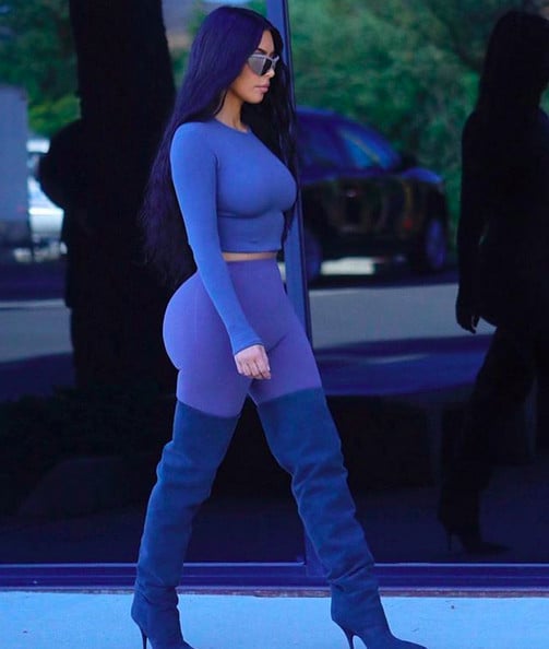 Kim Kardashian Debuts Blue Hair | PS Beauty