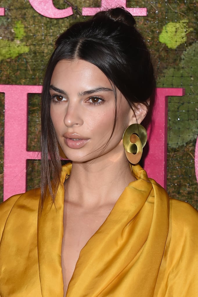 Emily Ratajkowski Yellow Outfit at Green Carpet Awards 2018 | POPSUGAR ...