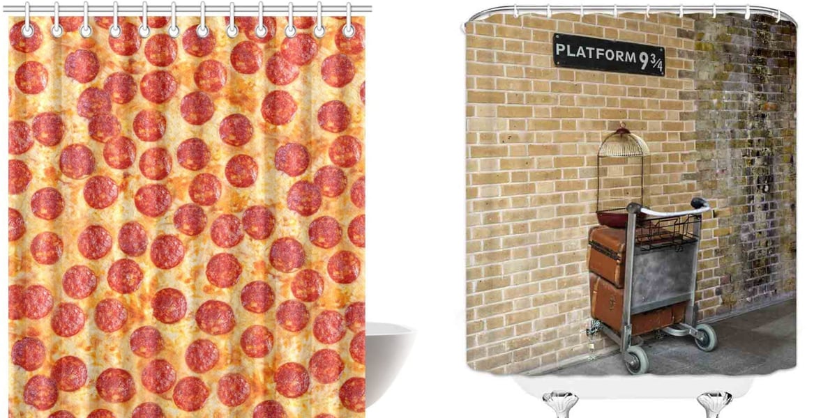 Funny and Weird Shower Curtains on Amazon | POPSUGAR Home