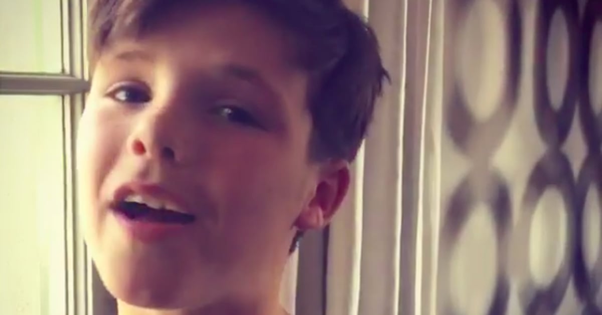 Cruz Beckham Singing on Victoria's Instagram April 2016 | PS Celebrity