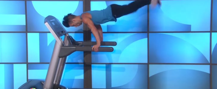 funny treadmill dance