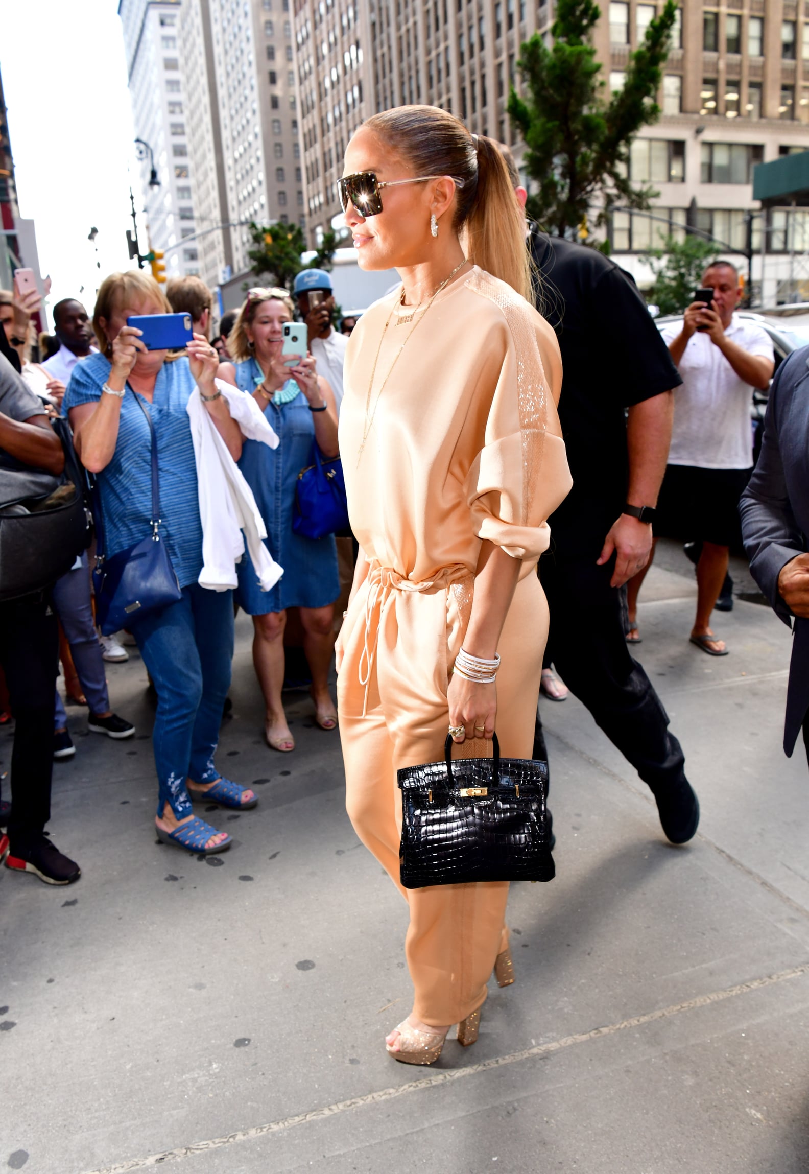 Jennifer Lopez's Sally LaPointe Sweatpants | PS Fashion