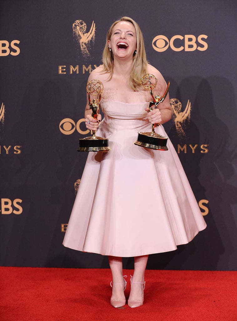 Elisabeth Moss's Emmys Shoes 2017 | POPSUGAR Fashion
