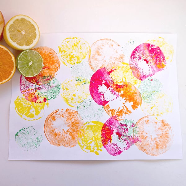 Fruit Print Crafts For Kids POPSUGAR Moms