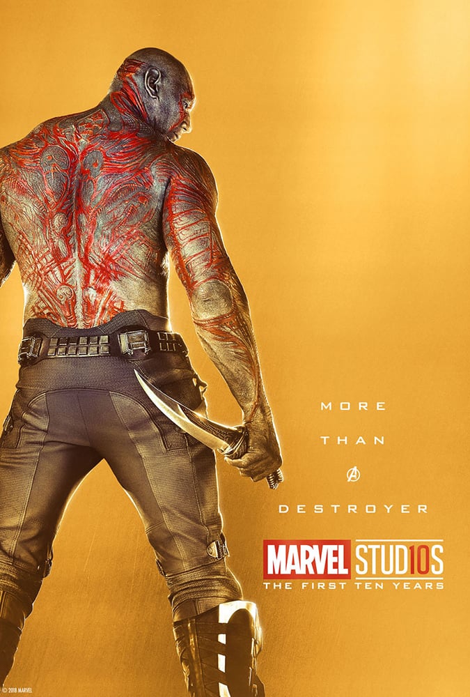 Drax the Destroyer | Marvel Studios Celebrating 10th Anniversary ...
