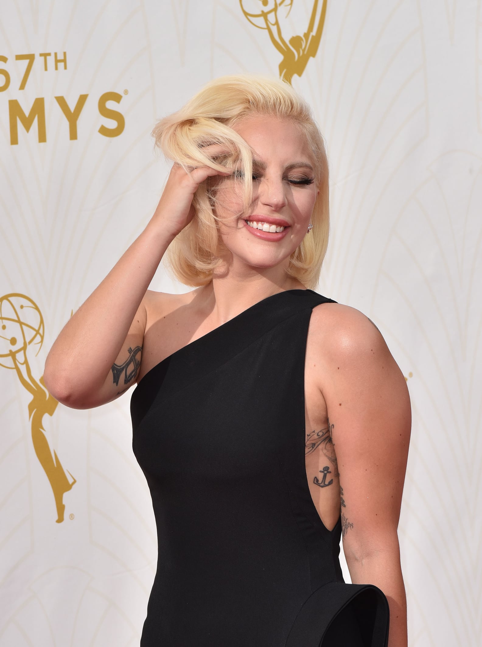 Lady Gaga Tattoos Emmy Awards 2015 | PS Beauty