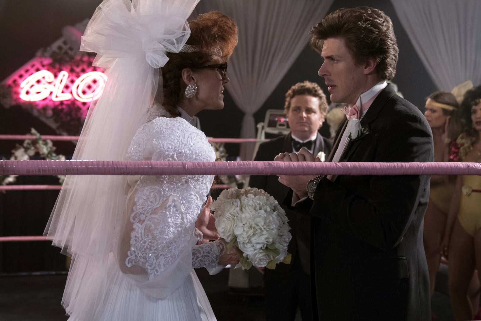 Why Did Bash and Rhonda Get Married in GLOW? | POPSUGAR Entertainment