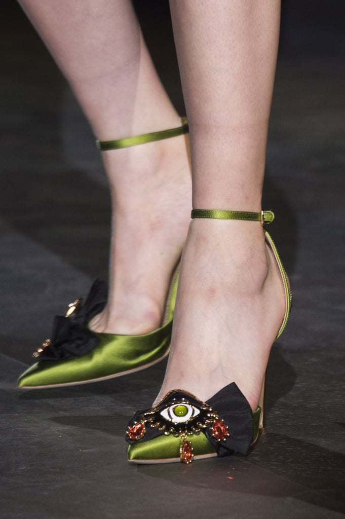 Best Runway Shoes at Milan Fashion Week Spring 2017 | POPSUGAR Fashion