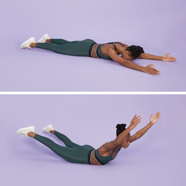 Superman Lift | HIIT Workout For Weight Loss | POPSUGAR Fitness Photo 14