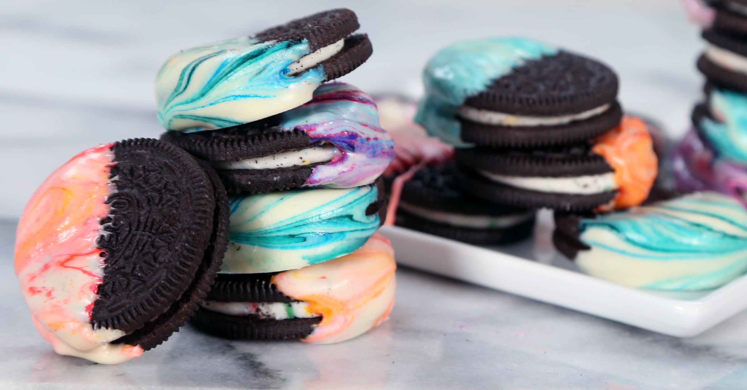 Marbled Oreos | Food Video | PS Food