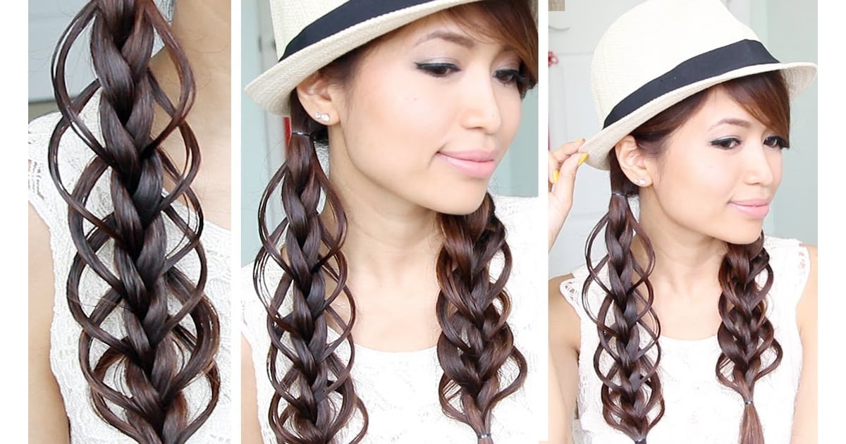 Loop braid | How to Create Unusual Braids | POPSUGAR Beauty Photo 6