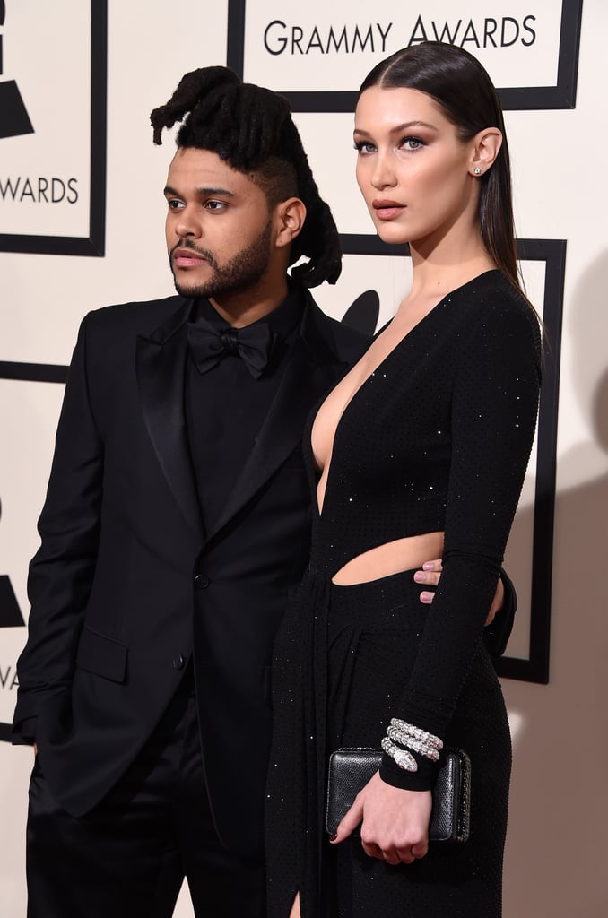 The Weeknd and Bella Hadid at the Grammys 2016 | POPSUGAR Celebrity