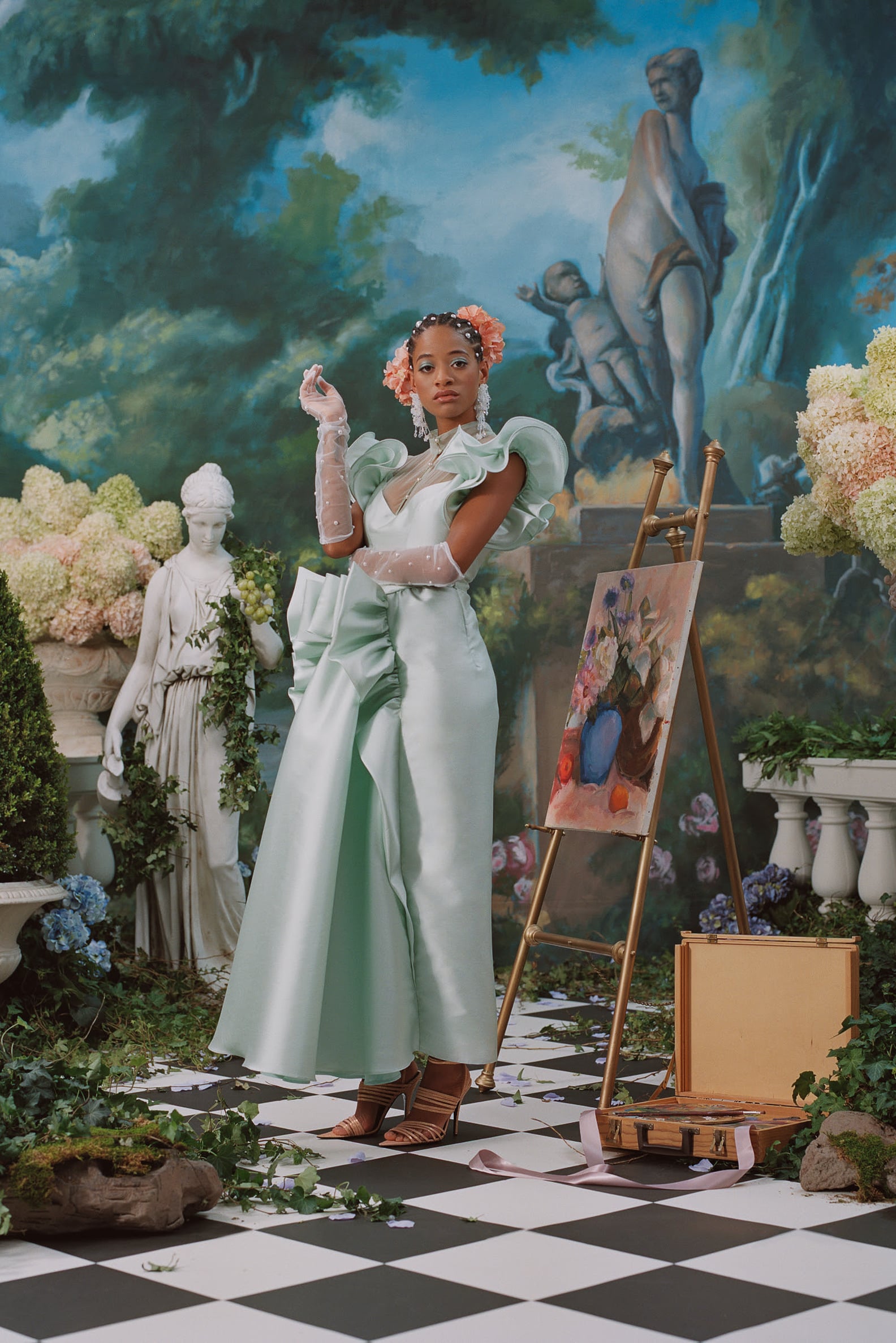 January Jones and Kiernan Shipka Star in Rodarte's Campaign | PS Fashion