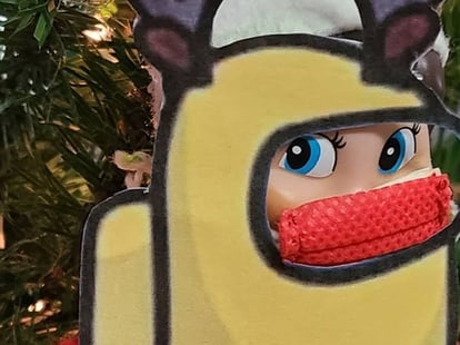 Among Us Elf on the Shelf Ideas | POPSUGAR Family