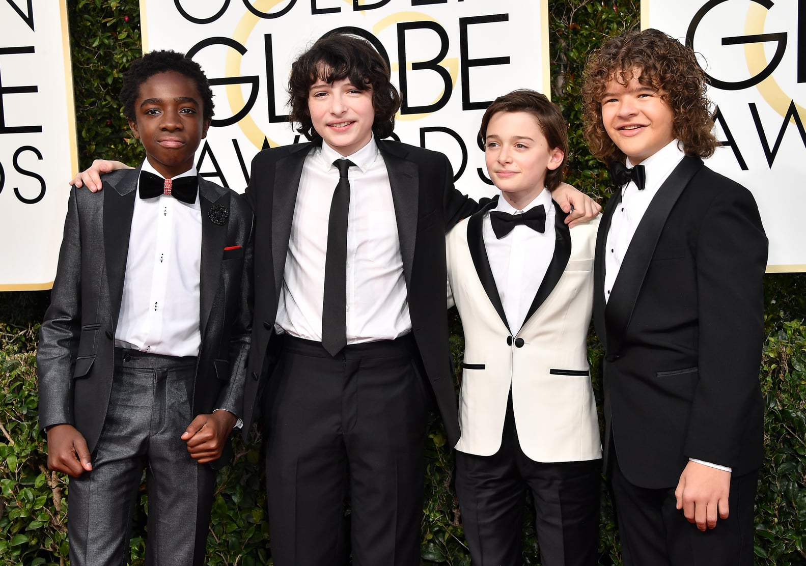 Stranger Things Cast at the 2017 Golden Globes | POPSUGAR Entertainment