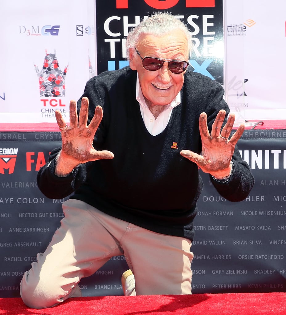 Stan Lee Hand and Footprint Ceremony Pictures July 2017 | POPSUGAR ...