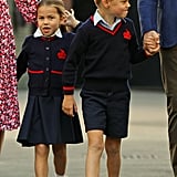 Princess Charlotte's First Day of School Pictures | POPSUGAR Celebrity
