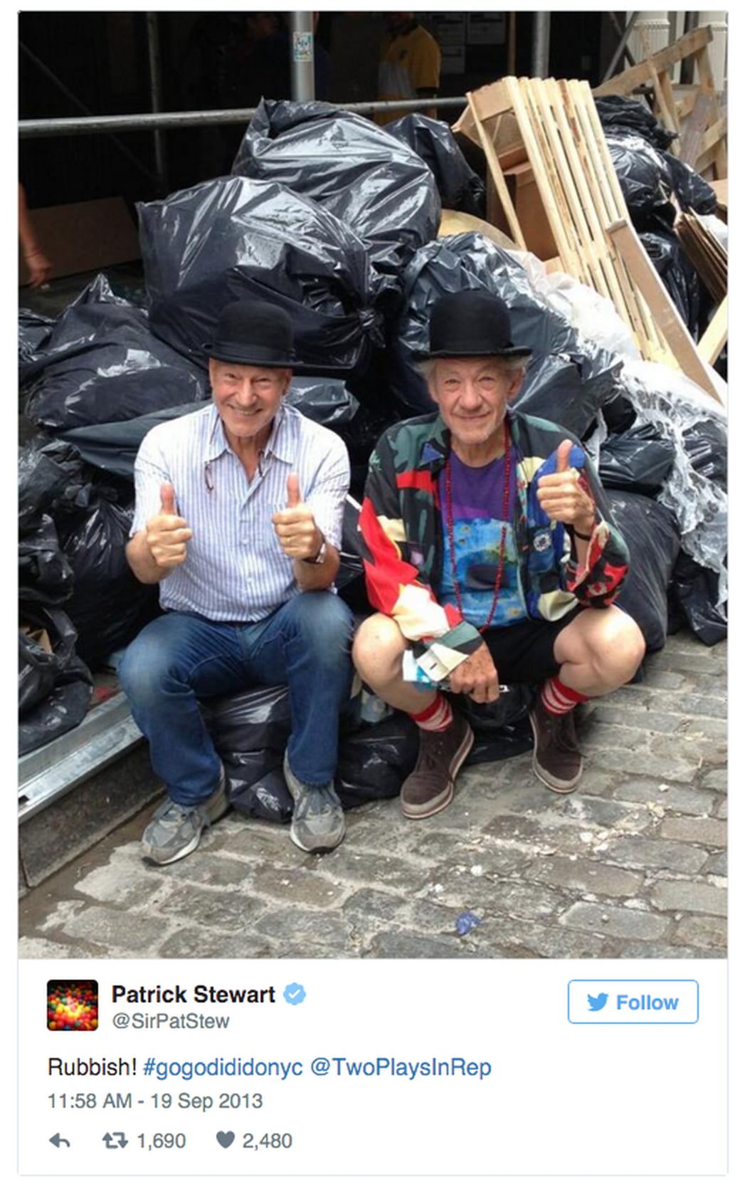 Funny Patrick Stewart Tweets | PS Celebrity