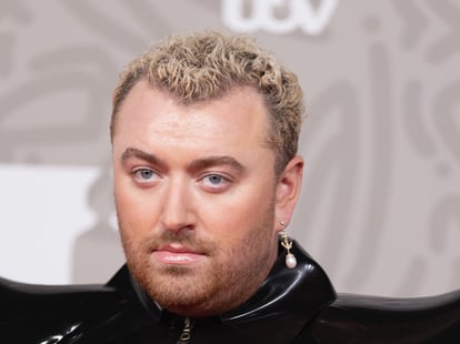 Sam Smith Wears Inflatable Jumpsuit to the Brits 2023 | POPSUGAR Fashion