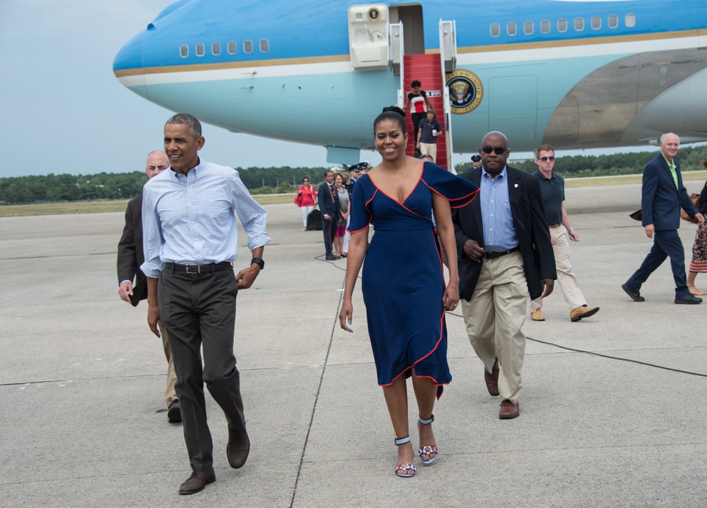 Michelle Obama's Dress on Vacation in Martha's Vineyard 2016 | POPSUGAR ...
