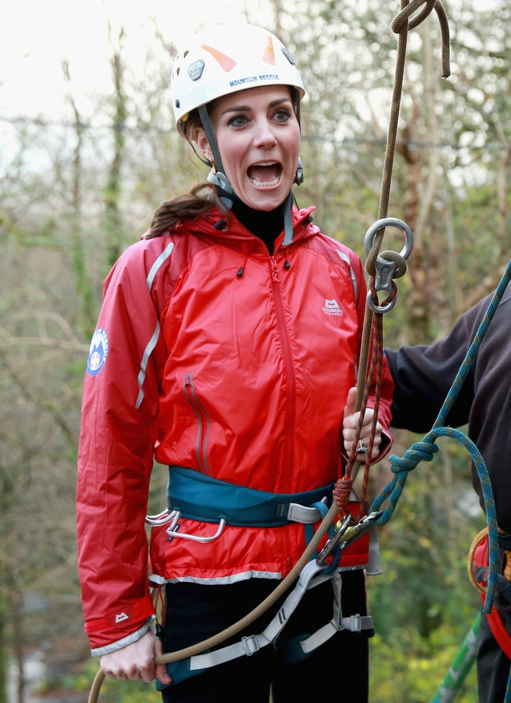 Kate Middleton and Prince William Rock Climbing in UK 2015 | POPSUGAR ...
