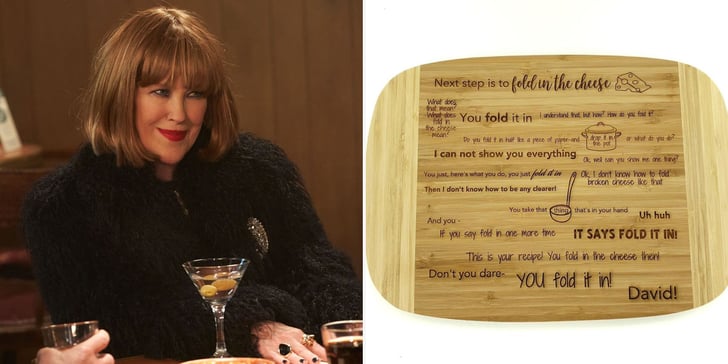 Schitt's Creek Fold In the Cheese Cutting Board | POPSUGAR Food