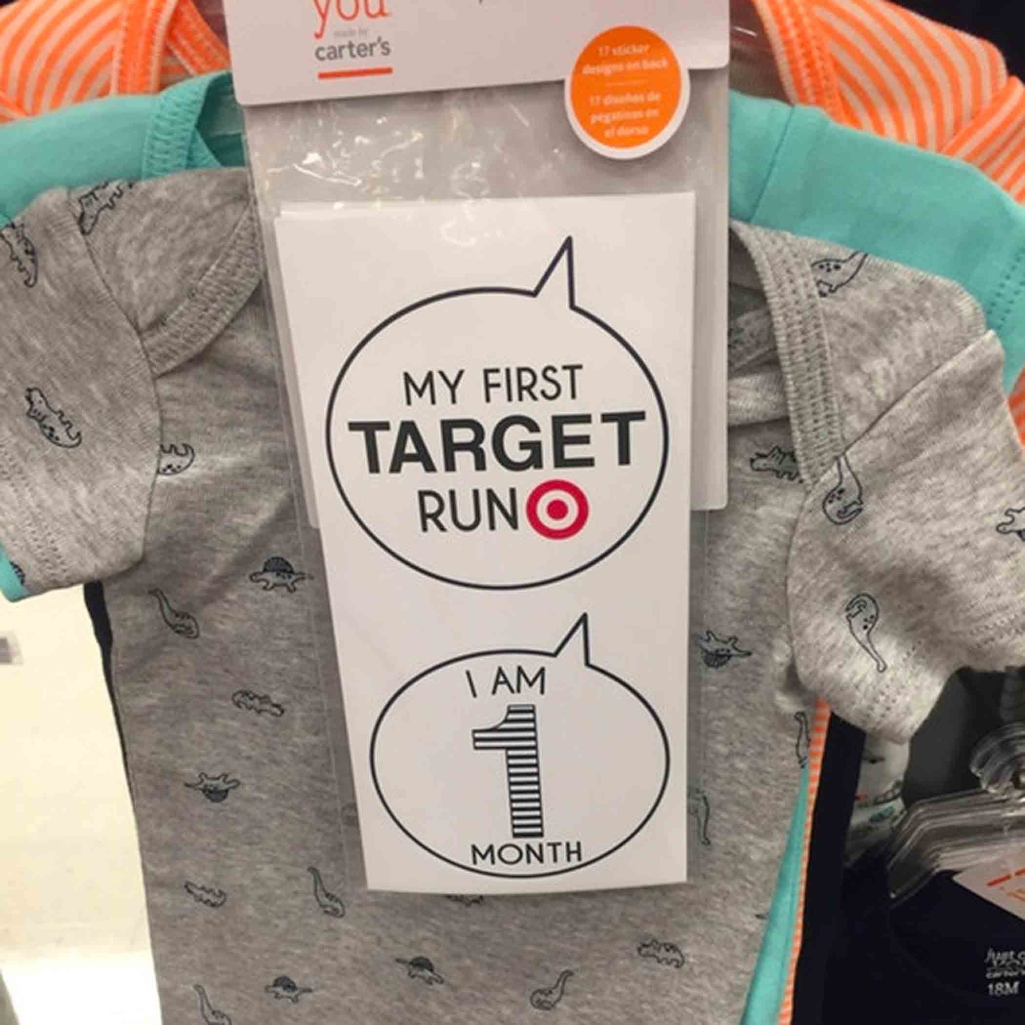 My First Target Run Stickers For Babies | POPSUGAR Family