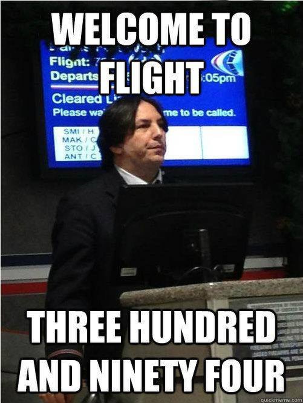 American Airlines Gate Agent Who Looks Like Severus Snape | PS Tech