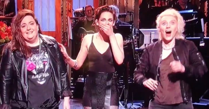 Kristen Stewart Says F-Word on Saturday Night Live 2017 | POPSUGAR Celebrity
