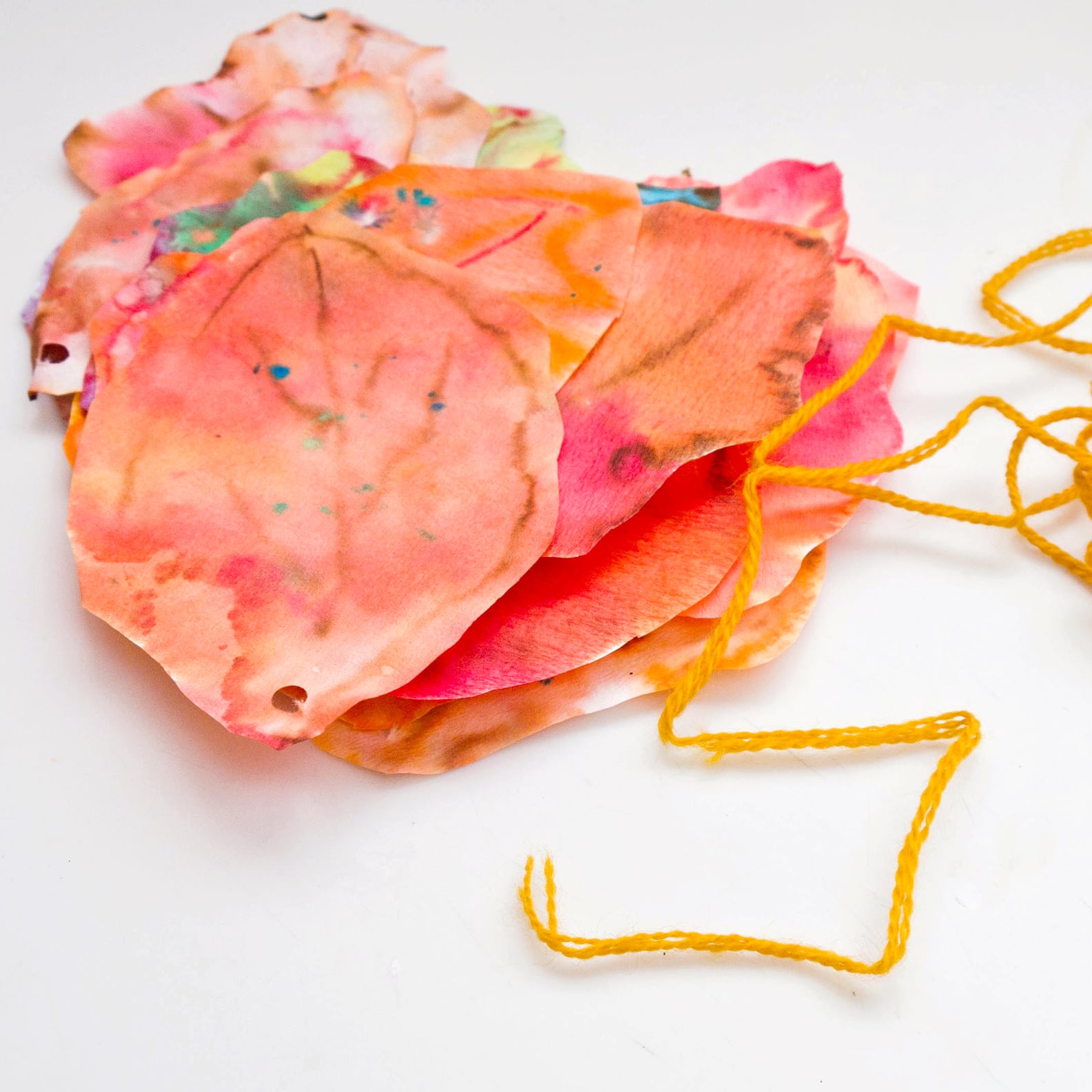 Coffee Filter Fall Leaves Art Project For Kids | PS Family