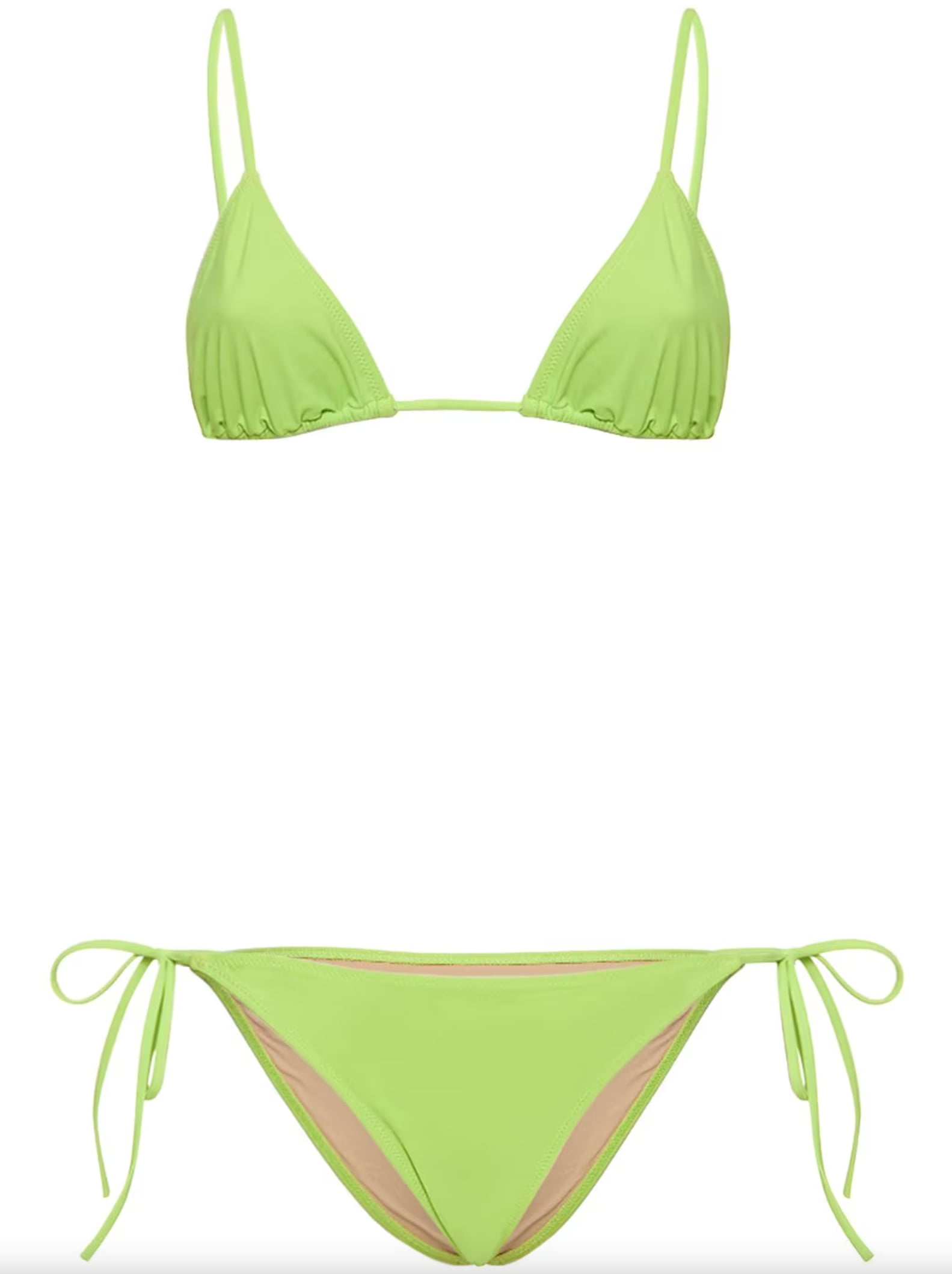 Kendall Jenner Wears Green Thong Bikinis On Instagram Popsugar Fashion