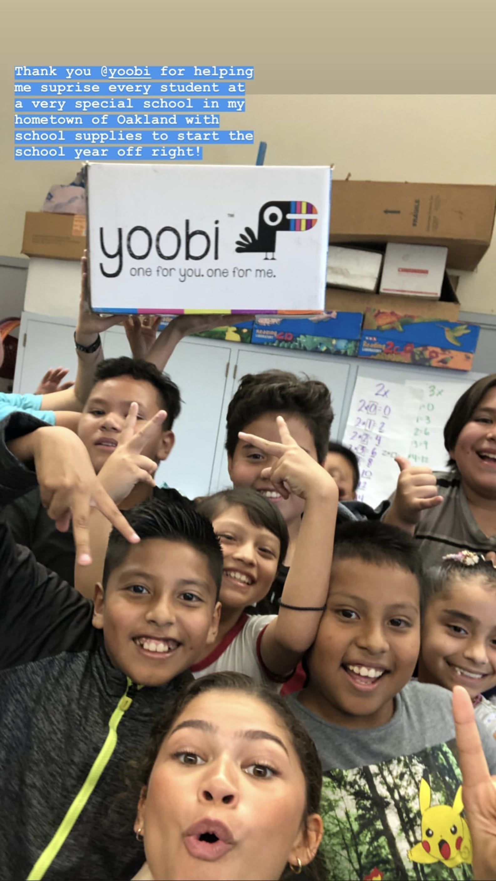 Zendaya Visits Global Family Elementary School in Oakland | PS Celebrity