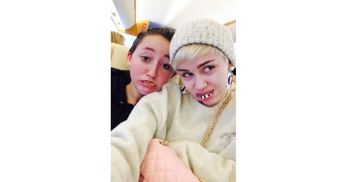 Miley Cyrus and her sister Noah rocked wacky teeth. | Celebrity ...