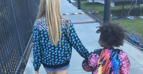 Apple Martin and Blue Ivy Carter at Super Bowl 2016 | POPSUGAR Celebrity