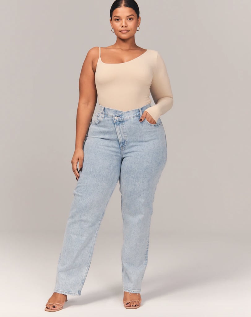 Abercrombie Fitch Curve Love High Rise 90s Relaxed Jeans