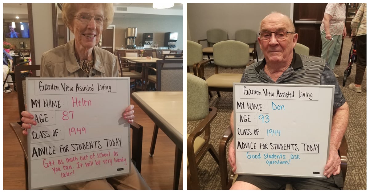 Senior Citizens' Back-to-School Photos | PS Family